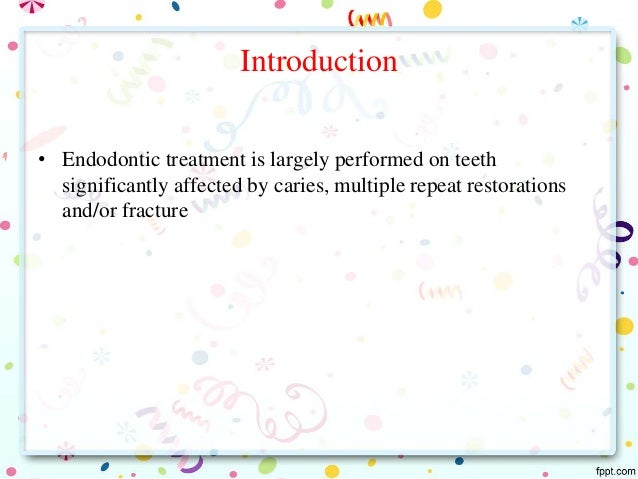 Post obturation restoration in primary teeth | PPTX
