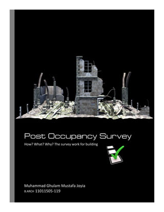 Post occupancy Evaluation Survey | PDF