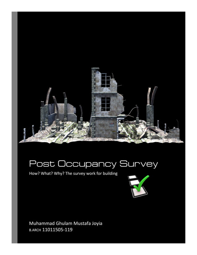 Post occupancy Evaluation Survey | PDF