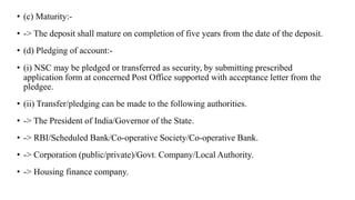 post office Schemes , types of accounts and other | PPTX