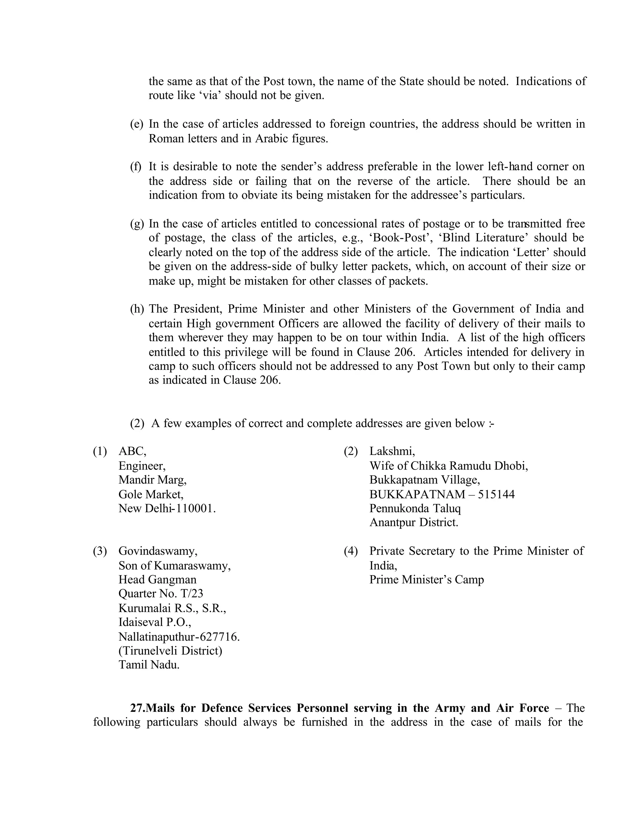 Indian Post office guide | PDF