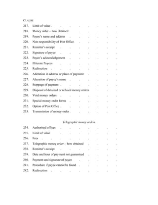 Indian Post office guide | PDF