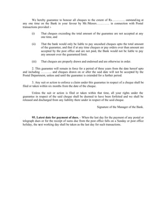 Indian Post office guide | PDF