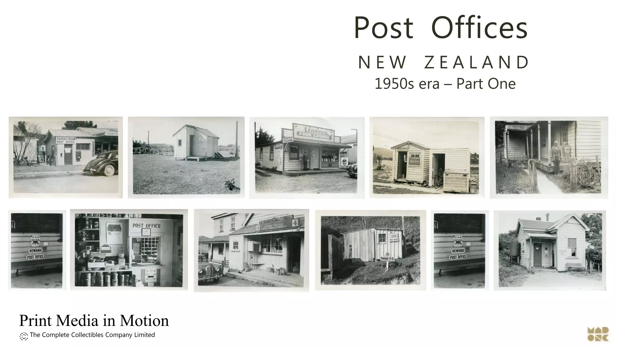 New Zealand Post Offices 1950s - Part 1 | PPTX