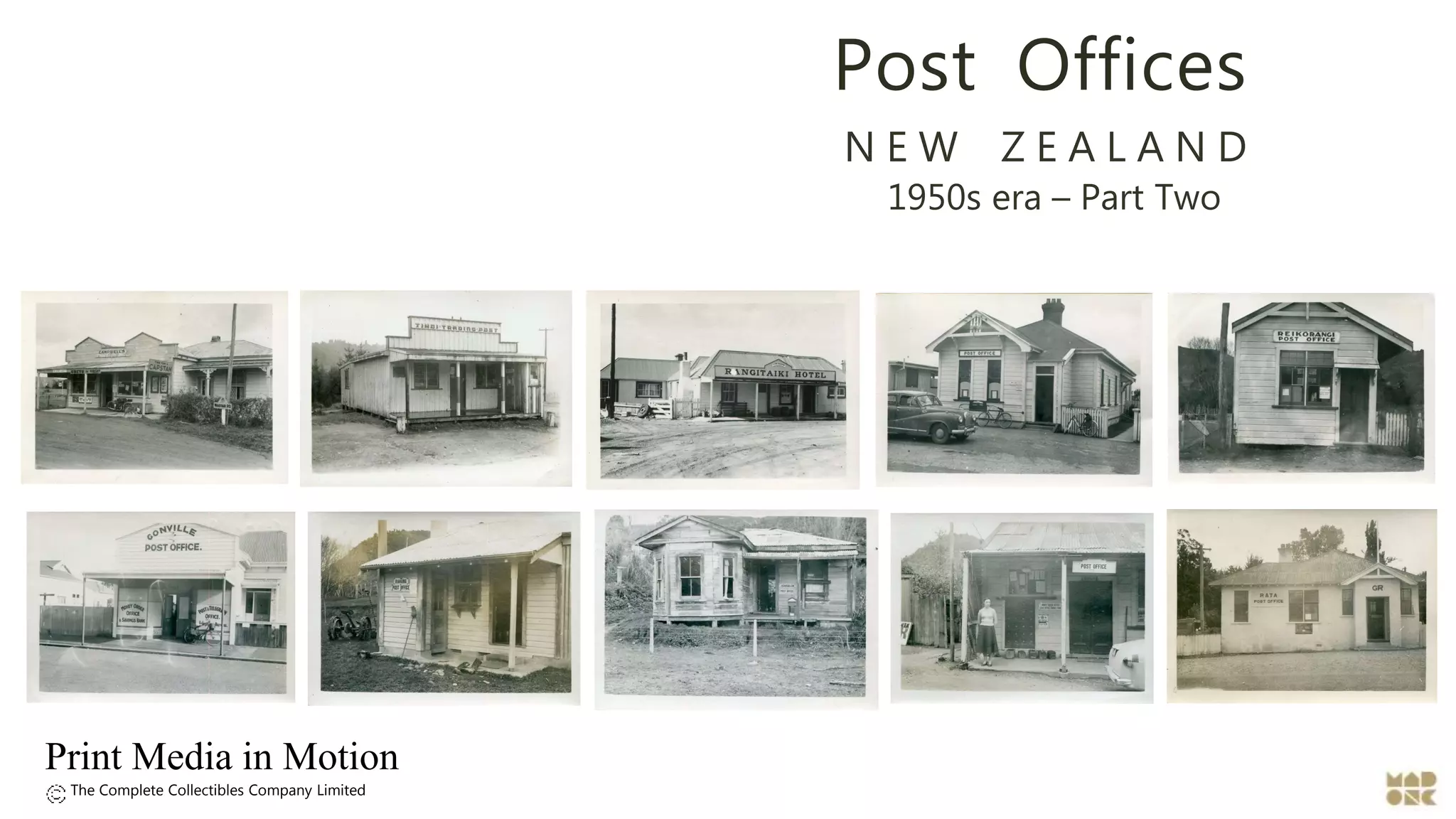 New Zealand Post Offices 1950s - Part 2 | PPTX