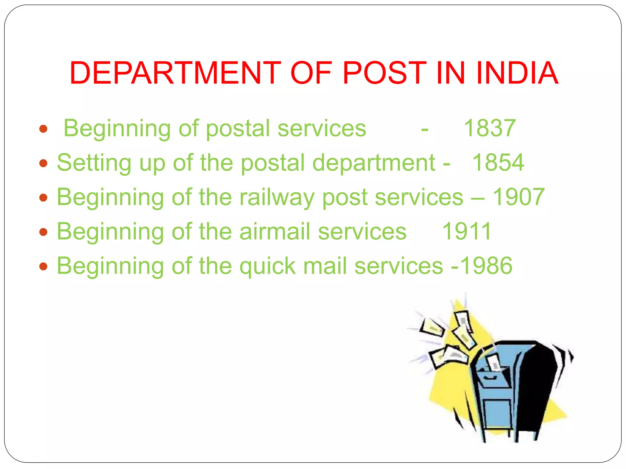 Post office ppt | PPTX