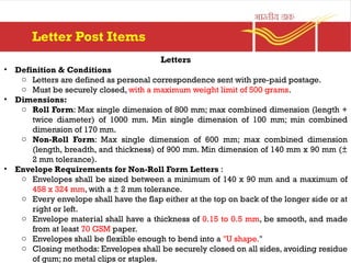 Post Office Regulations 2024-2025 Post office | PPTX