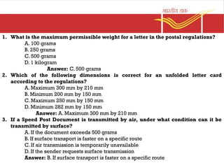 Post Office Regulations 2024-2025 Post office | PPTX