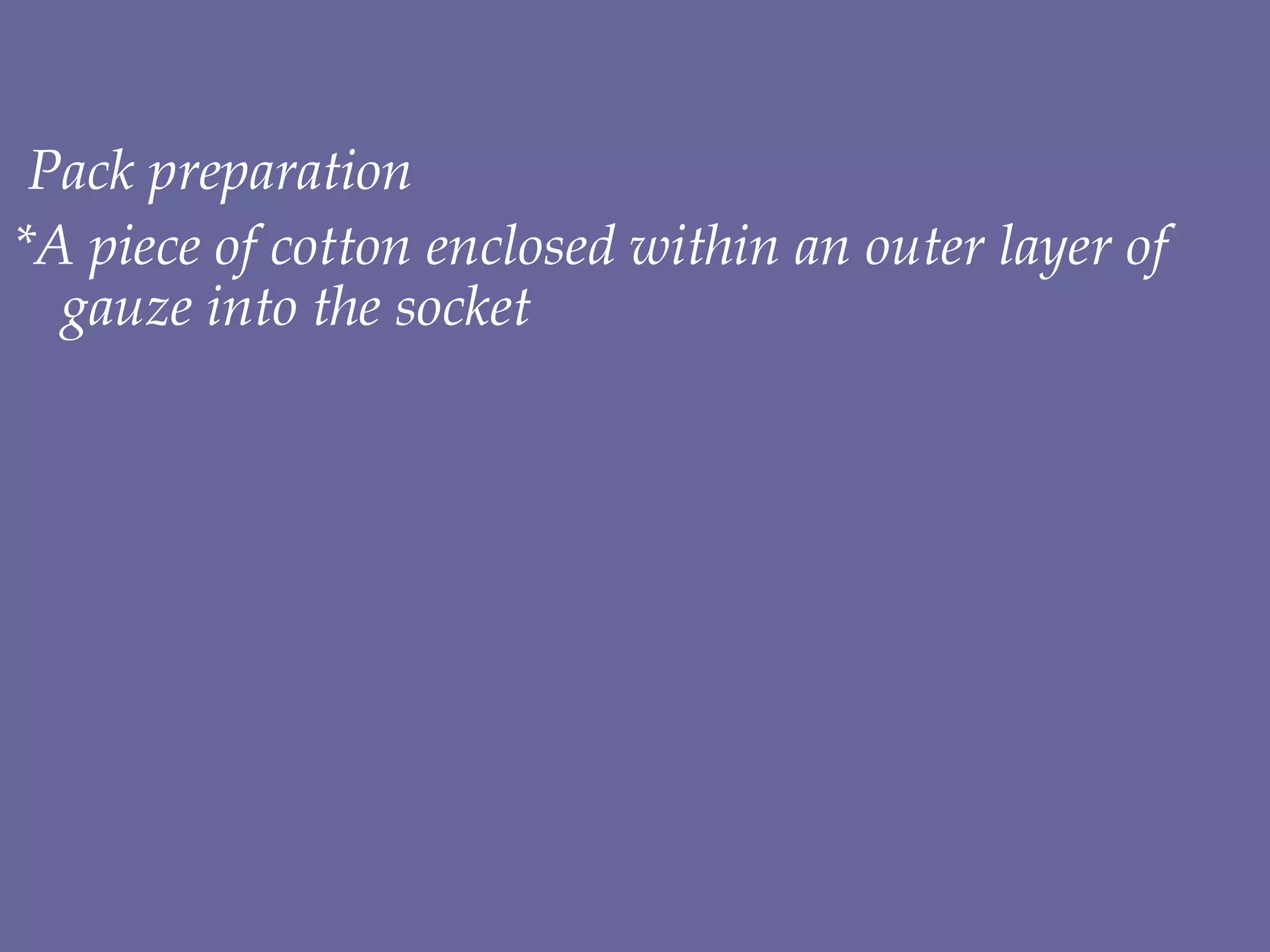 Post operative care after Tooth Extraction | PPT