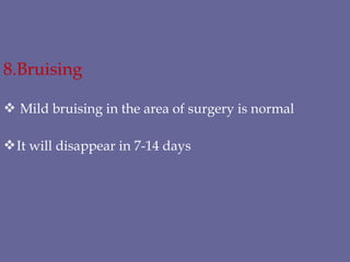 Post operative care after Tooth Extraction | PPT
