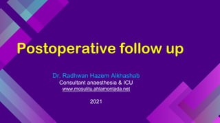 Postop. follow up | PPT