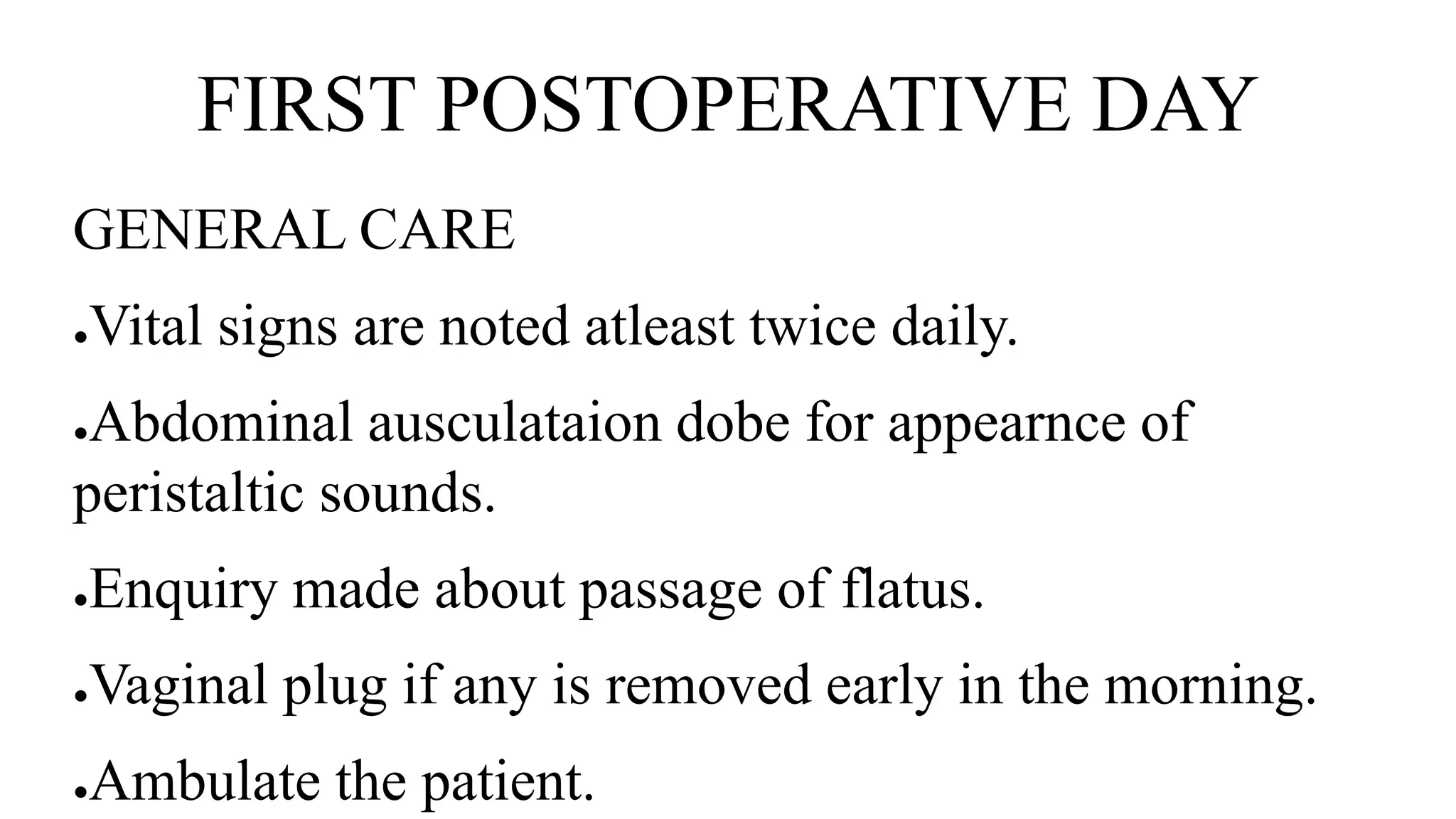 post operative care during AH and VH.pptx