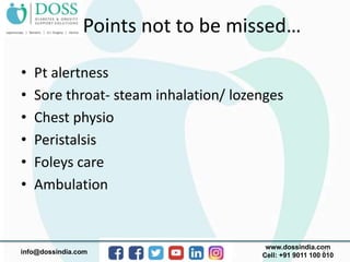 Post Operative Care | PPTX