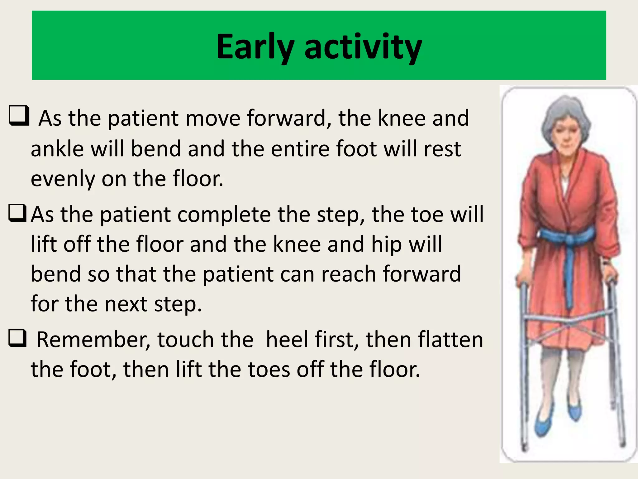 Post operative ambulatory exercises | PPTX