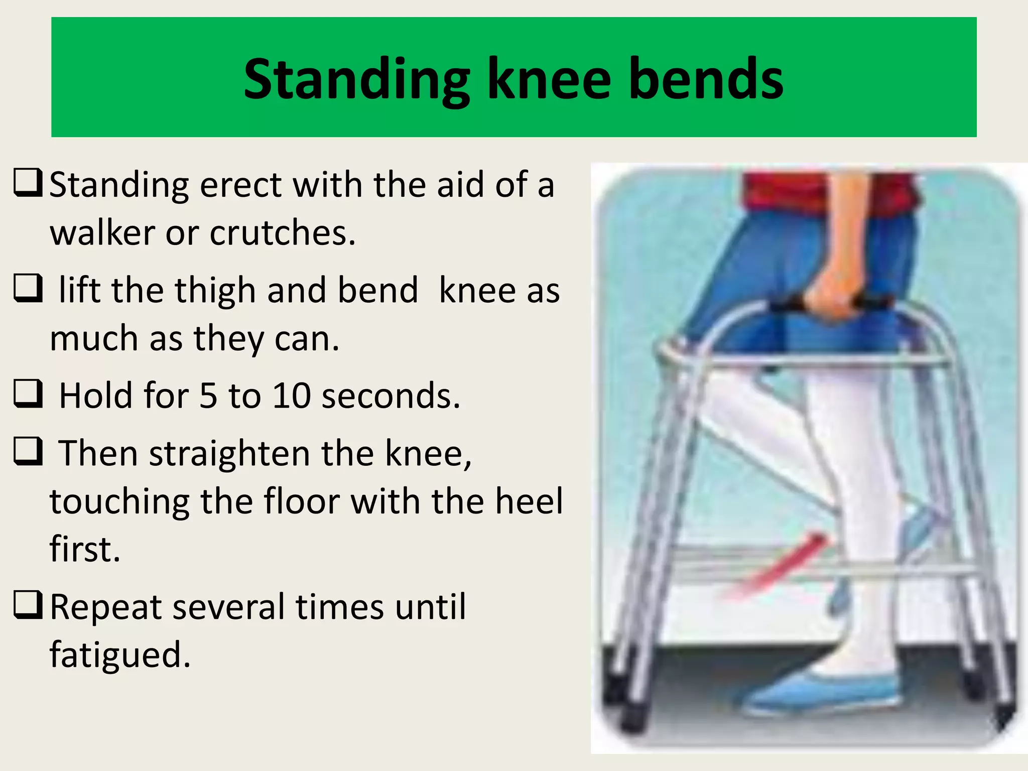 Post operative ambulatory exercises | PPTX