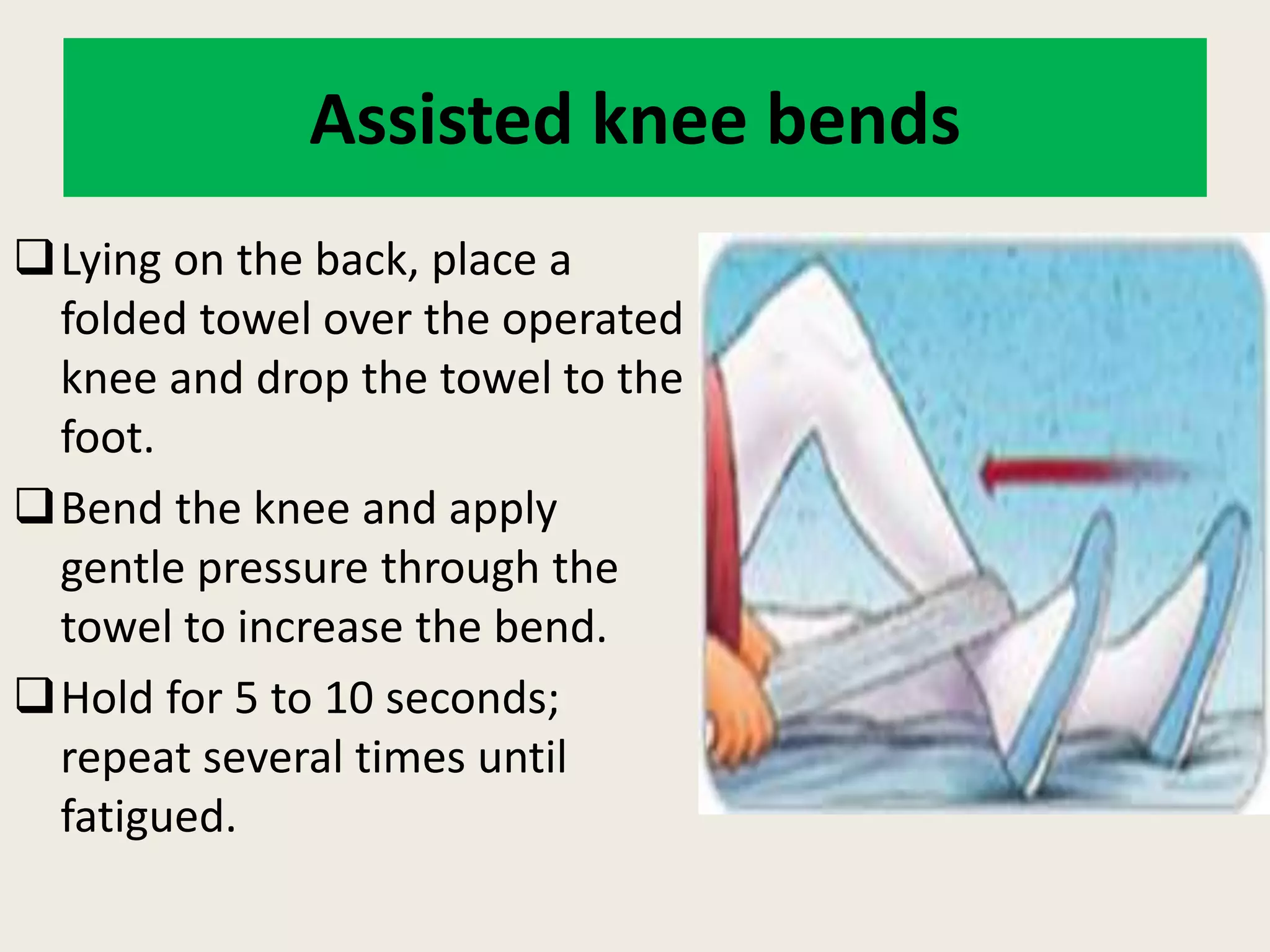Post operative ambulatory exercises | PPTX