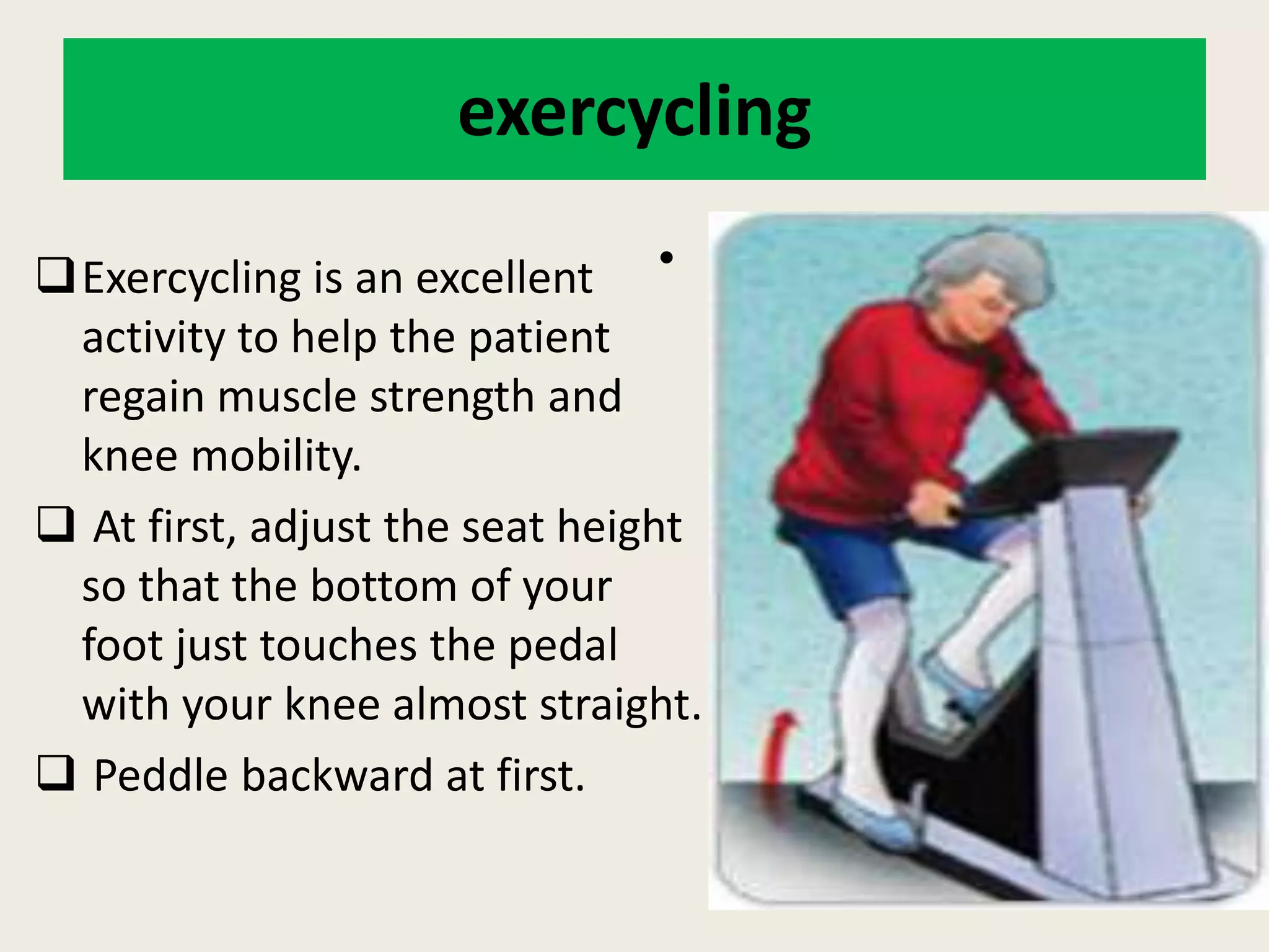 Post operative ambulatory exercises | PPTX