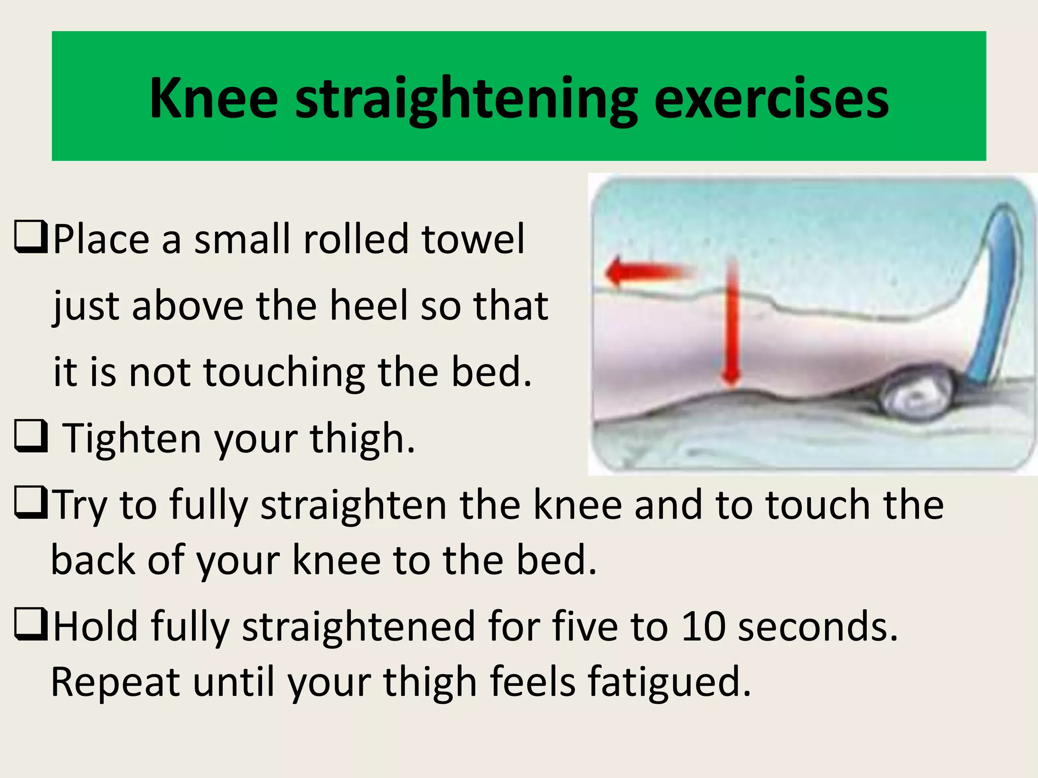 Post operative ambulatory exercises | PPTX