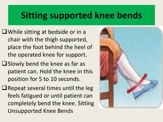 Post operative ambulatory exercises | PPTX