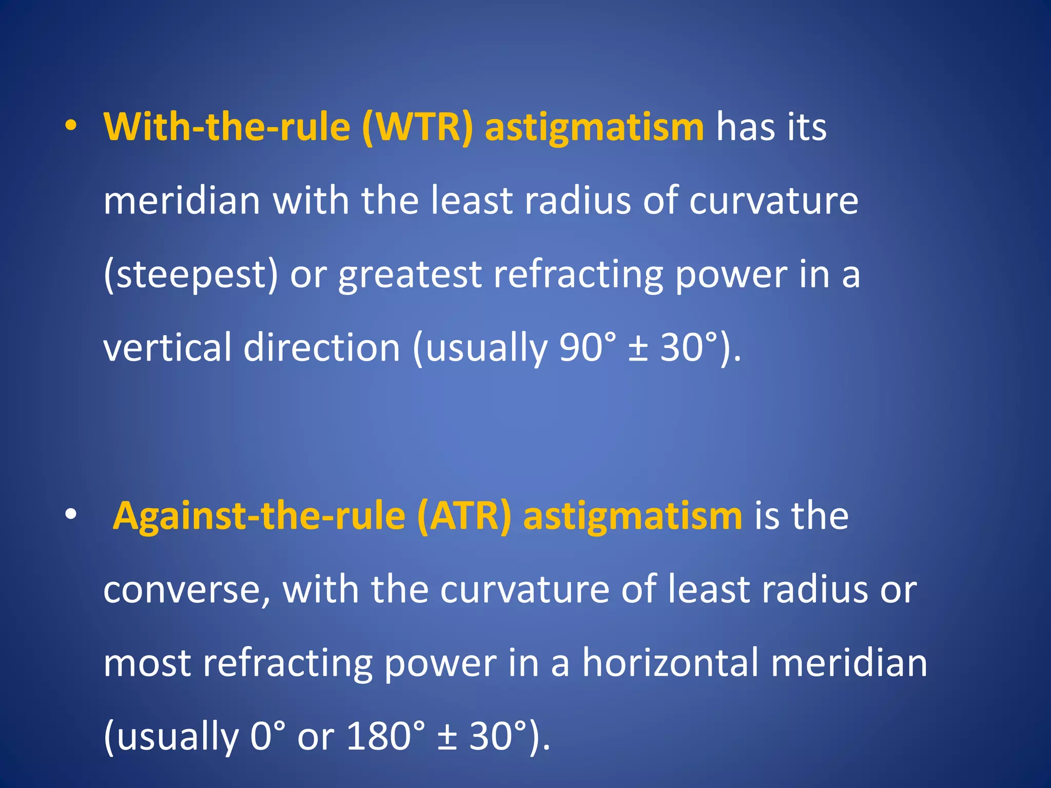 Post operative astigmatism | PPTX