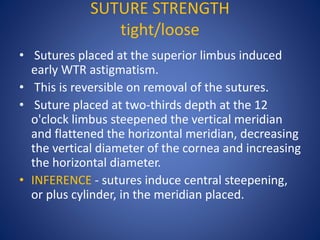 Post operative astigmatism | PPTX