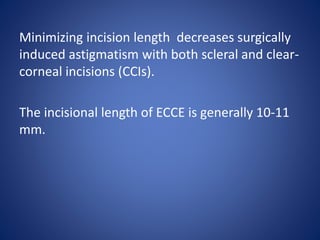 Post operative astigmatism | PPTX