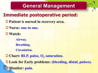 Post operative care | PPT