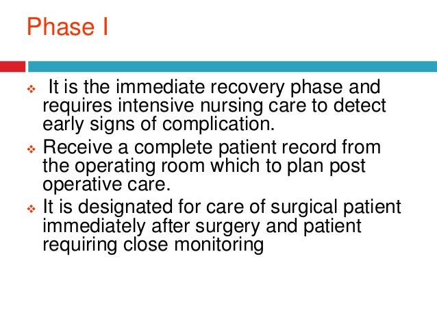 Post operative care General chhabi