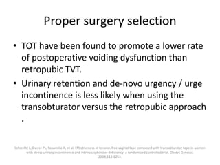 Postoperative care & management after sui operations | PPTX