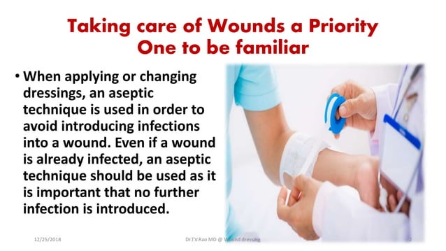 BIOSAFETY IN SURGICAL DRESSING ROOMS How to care for an incision, and ...