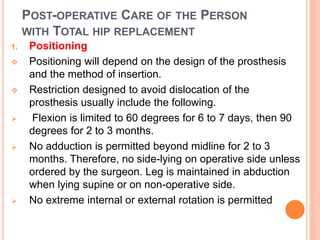 Postoperative Care of the Person with Total hip.pptx