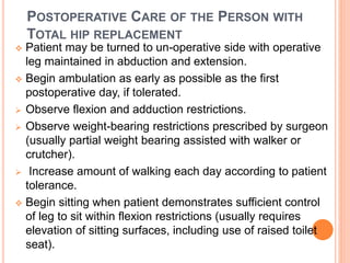 Postoperative Care of the Person with Total hip.pptx