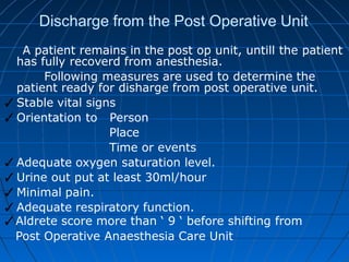 postoperativecarepleasedontdeleteplease-130129233843-phpapp02.pptx