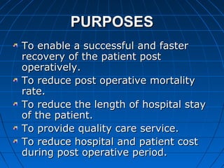 Post operative care | PPT
