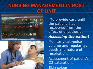 Post operative care | PPT