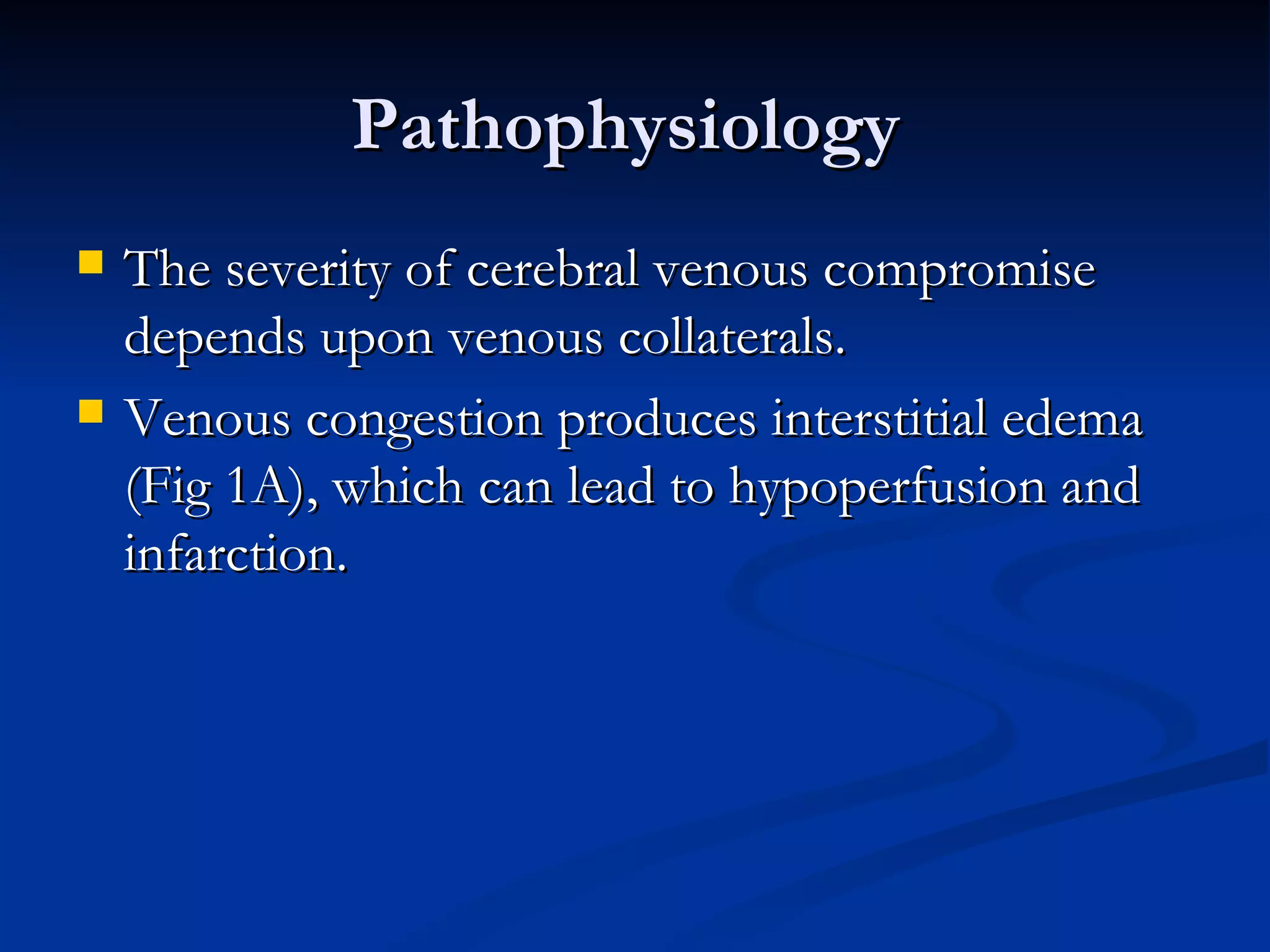 Postoperative cerebral venous infarction | PPT