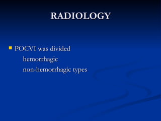 Postoperative cerebral venous infarction | PPT