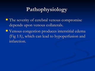 Postoperative cerebral venous infarction | PPT