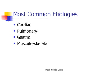 Post operative chest pain | PPT