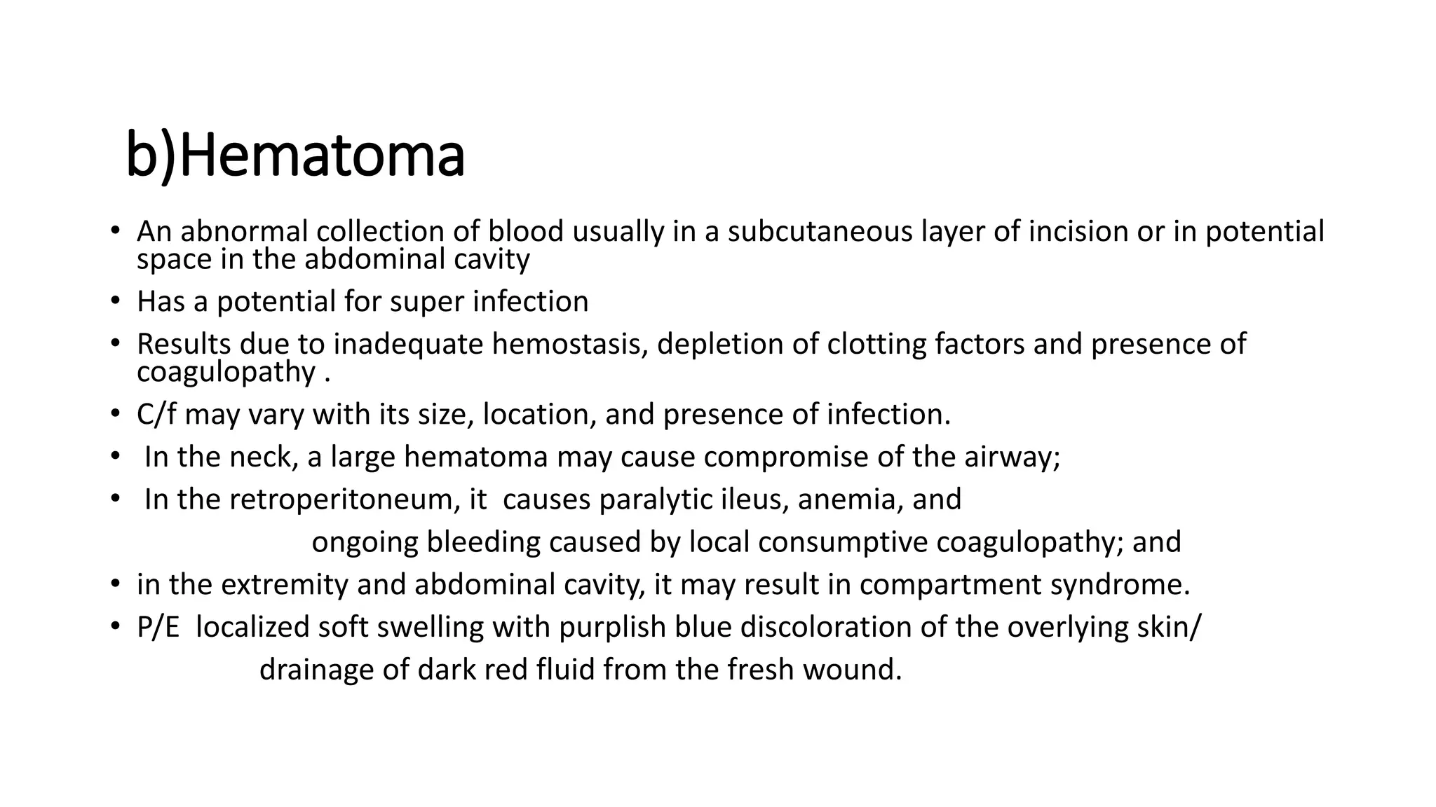 Postoperative complication most commonly happens in hospitalized ...
