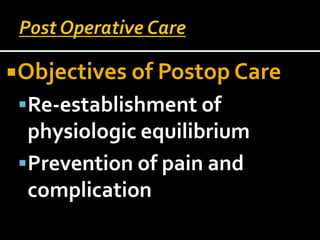Post operative complications | PPT