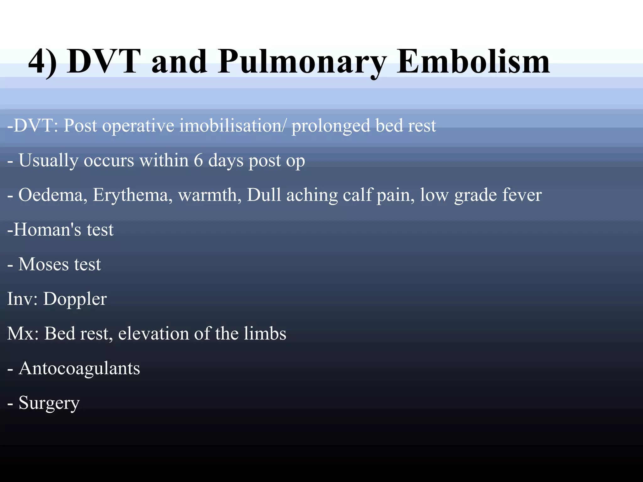 Post operative complications | PPTX