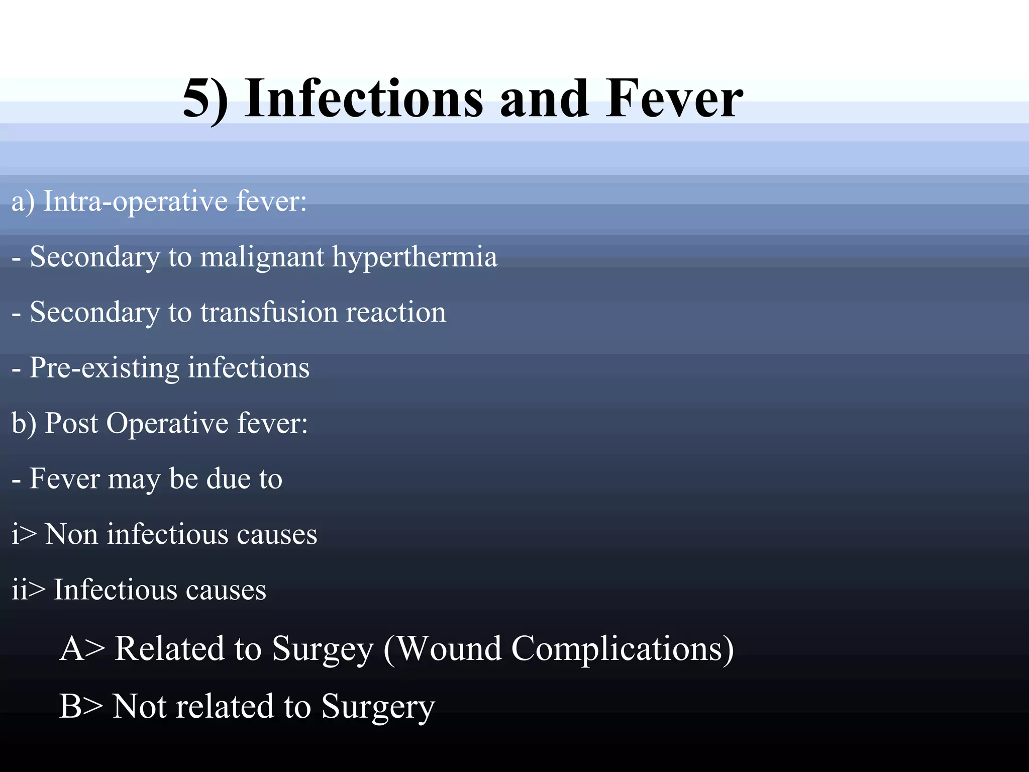 Post operative complications | PPTX