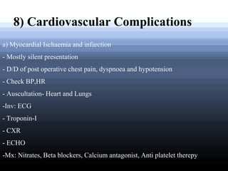Post operative complications | PPTX