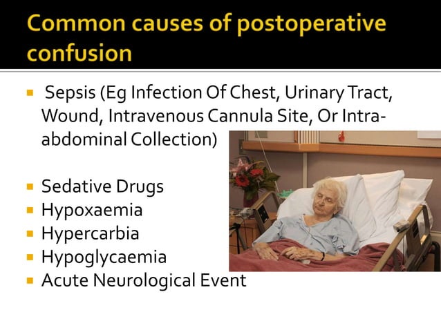 Postoperative Complications And Management Ppt