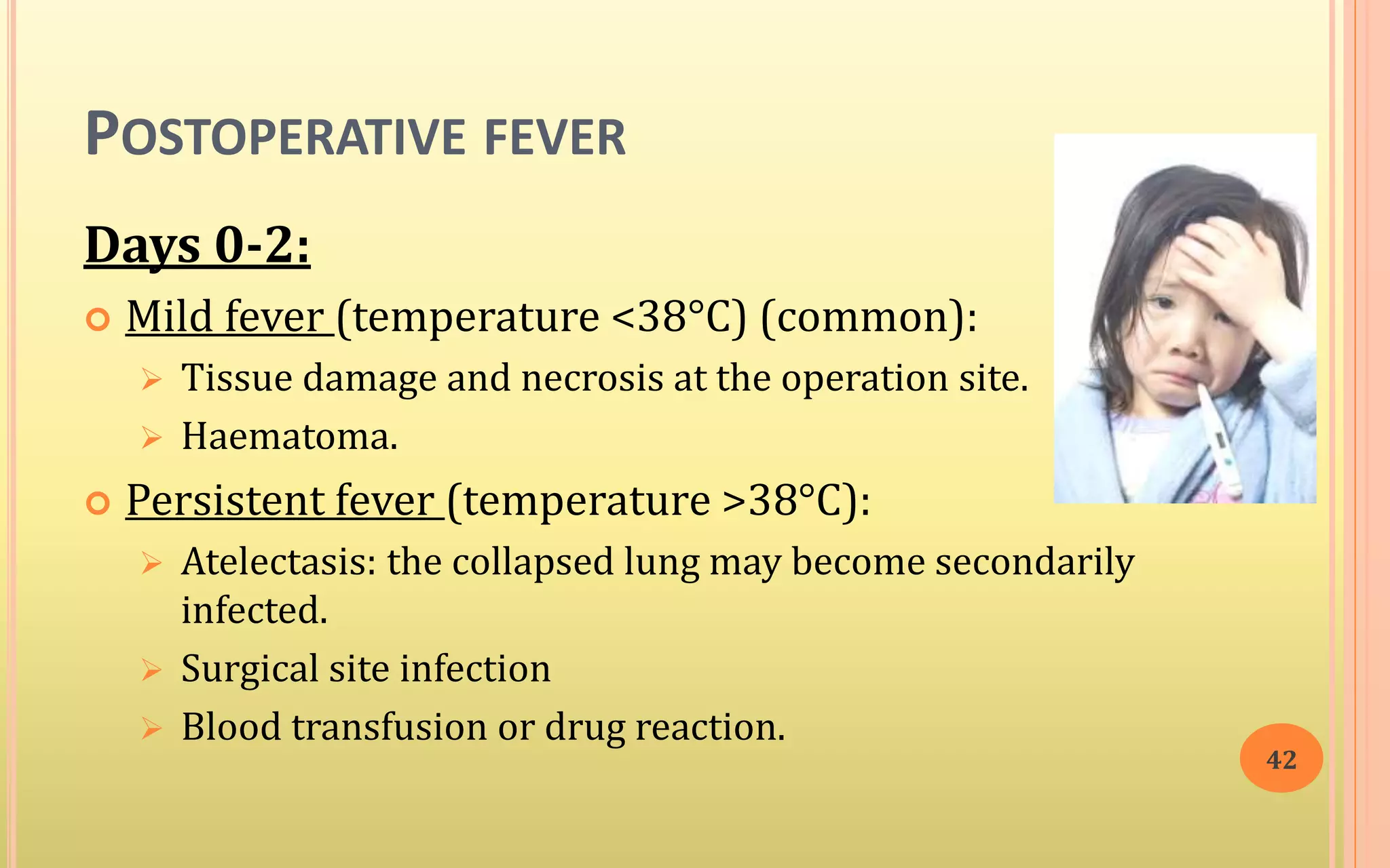 Postoperative complications and their management | PPTX