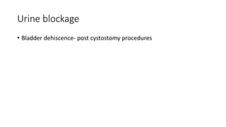 Post operative complications in urology.pptx