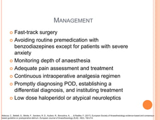 Postoperative Delirium | PPTX