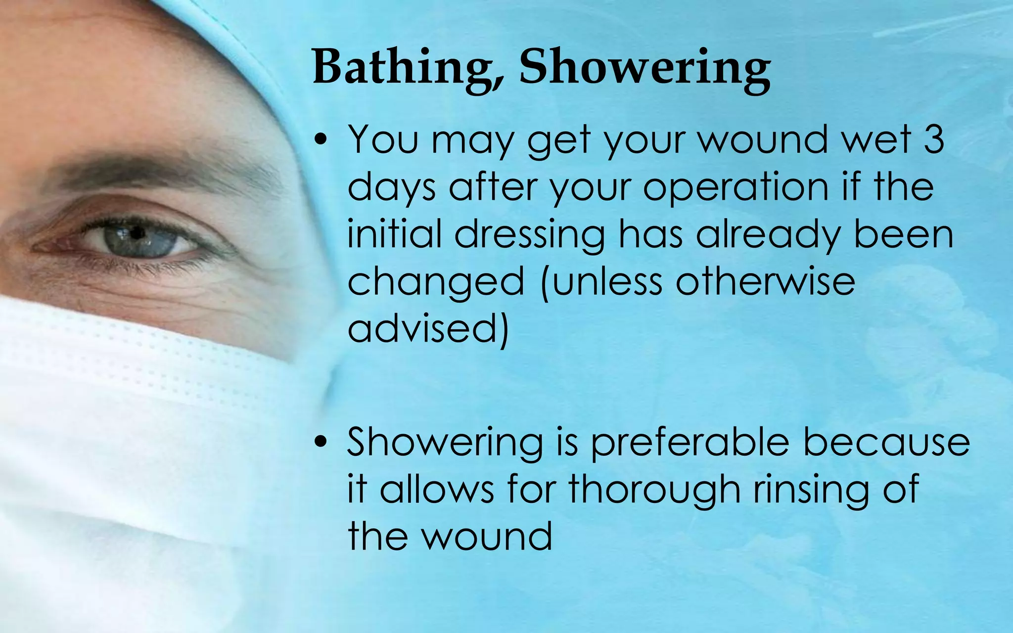 Postoperative discharge instructions | PPTX