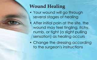 Postoperative discharge instructions | PPTX